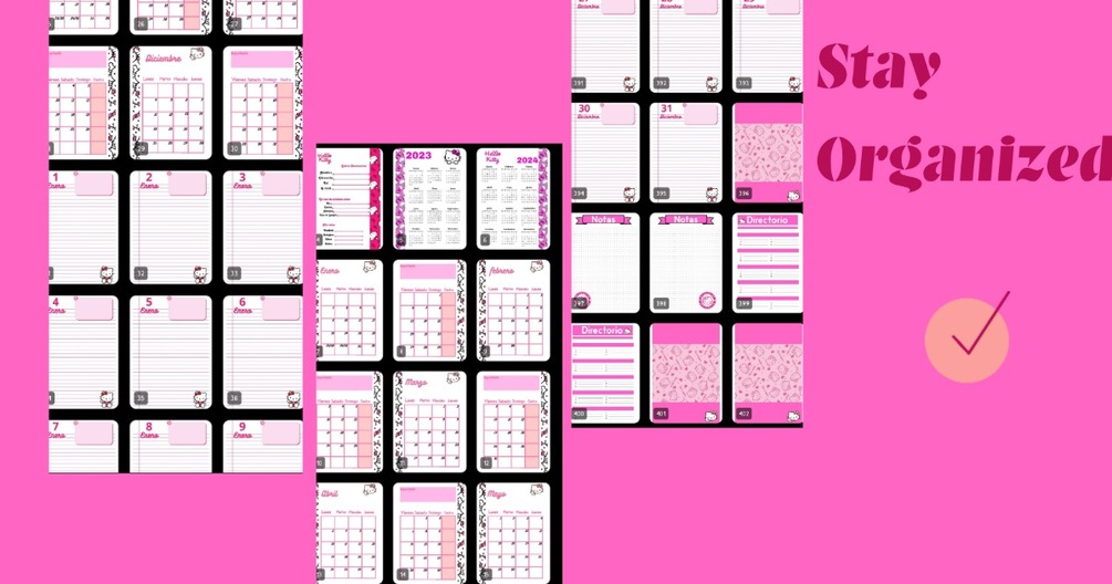 Planner Hello Kitty ESPAÑOL