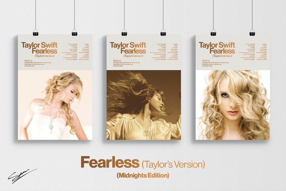 Fearless (Taylor's Version) Posters Collection (Midnights Edition)