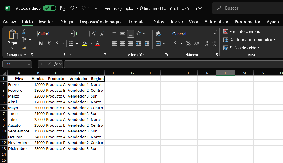 Generador de Reporte EXCEL Automatizado