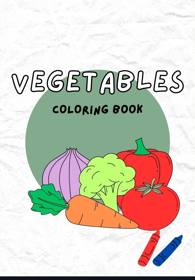 Vegetable Coloring Book