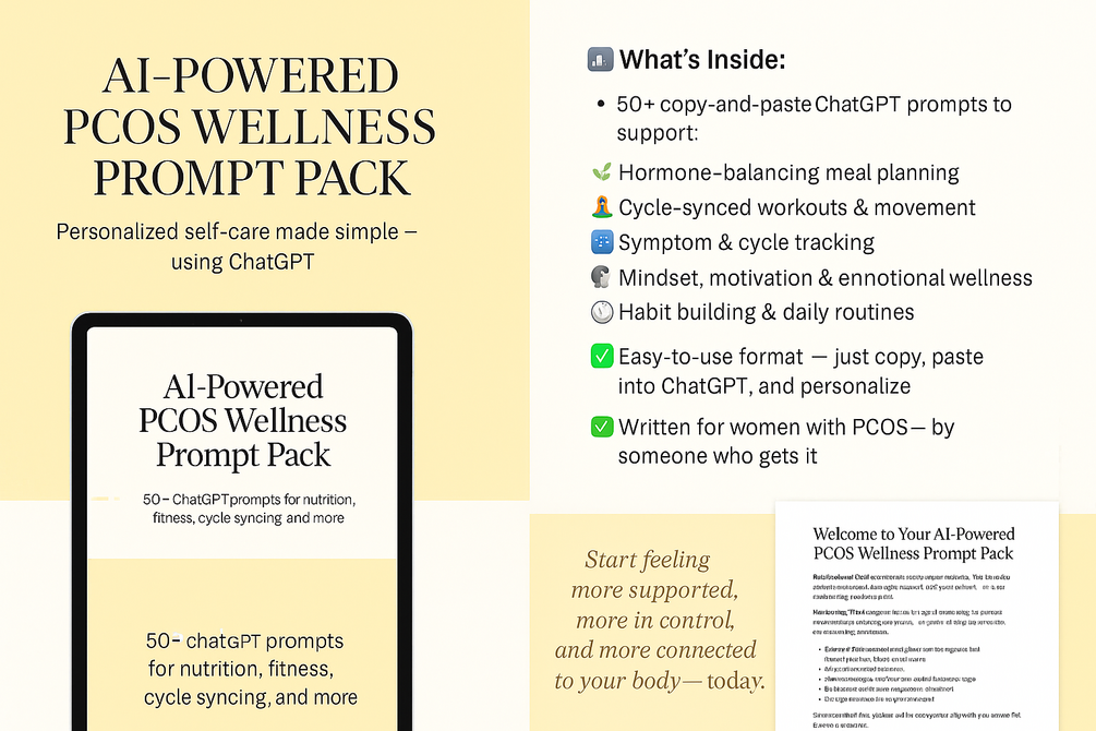 AI-Powered PCOS Wellness Companion Prompt Pack