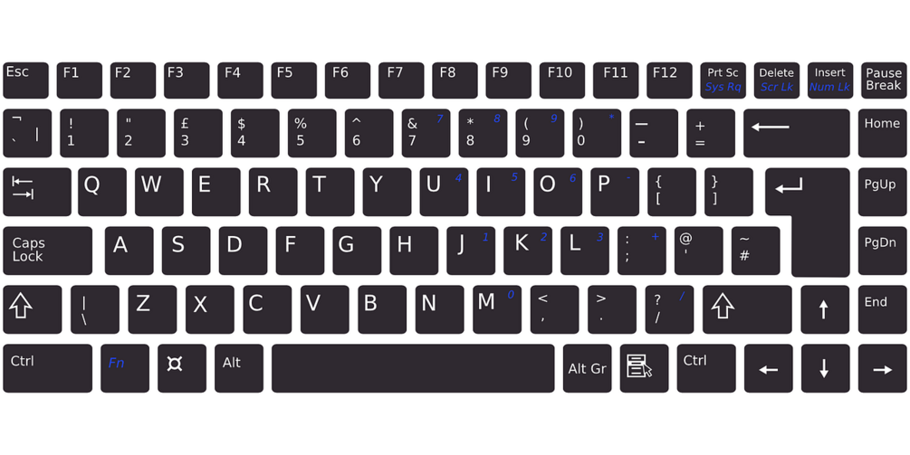 keyboard keys PNG very high quality for Design