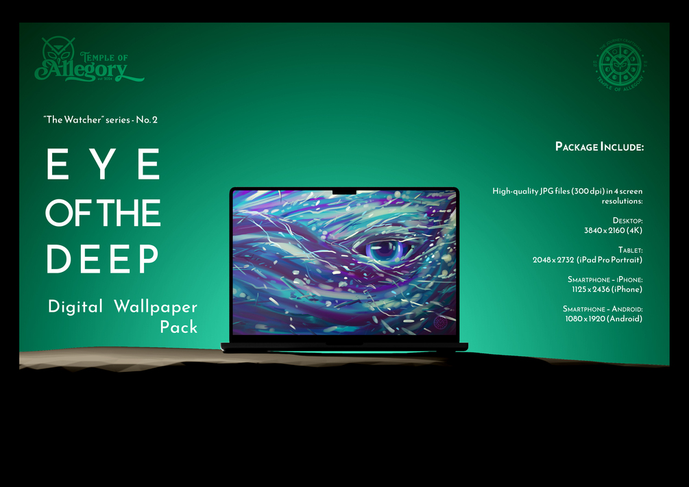 Eye of the Deep – Watcher Series Wallpaper Vol.1