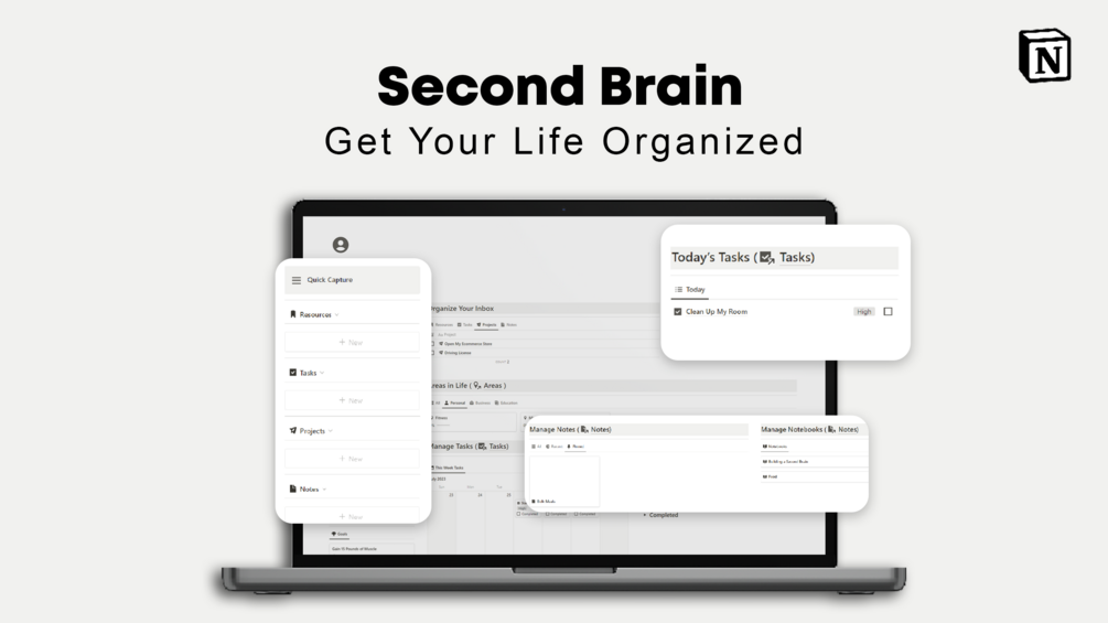 Second Brain Notion Template