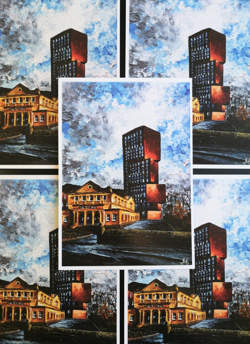 Broadcasting Tower Acrylic - A5 Art Print