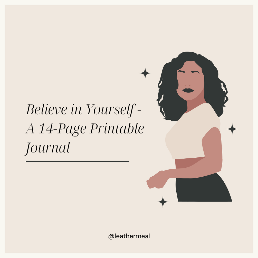 Printable Self-Help Journal - 14 Pages for Daily Reflection & Growth