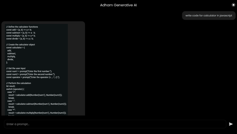 Generative AI Chat Assistant