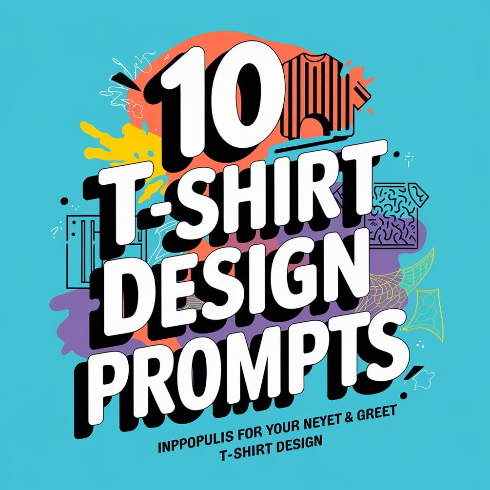 10 DALLE-3 T-Shirt Design Prompts