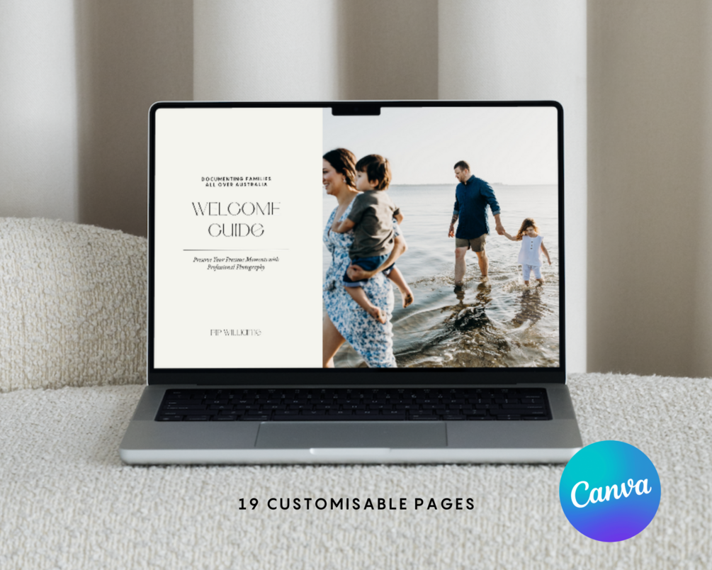 Welcome Guide Canva Template for Photographers