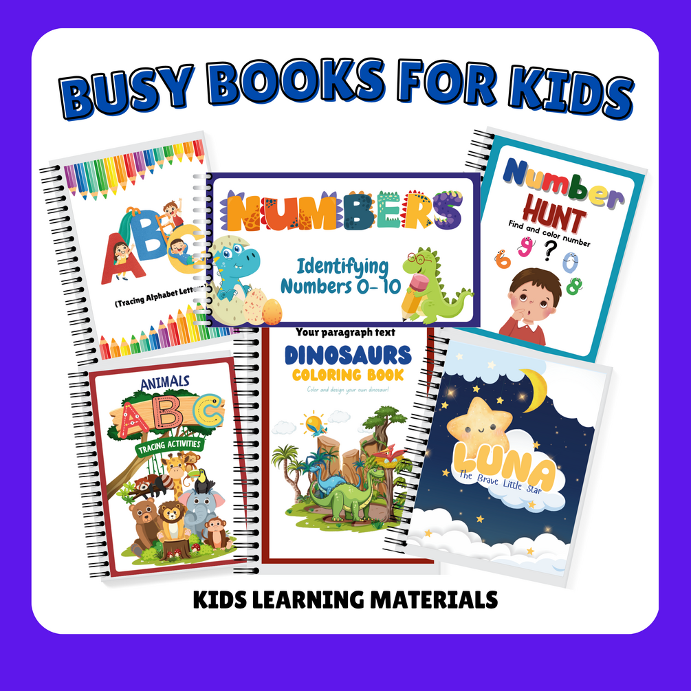 Downloadable Busy Books for Kids – Instant Learning Fun, Anytime, Anywhere!