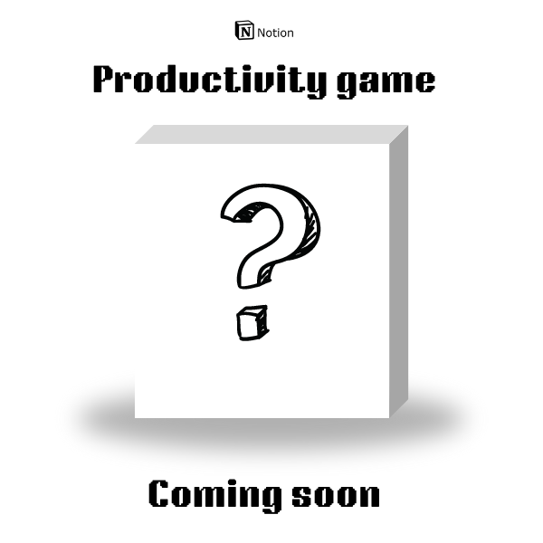 Productivity game - Coming soon...