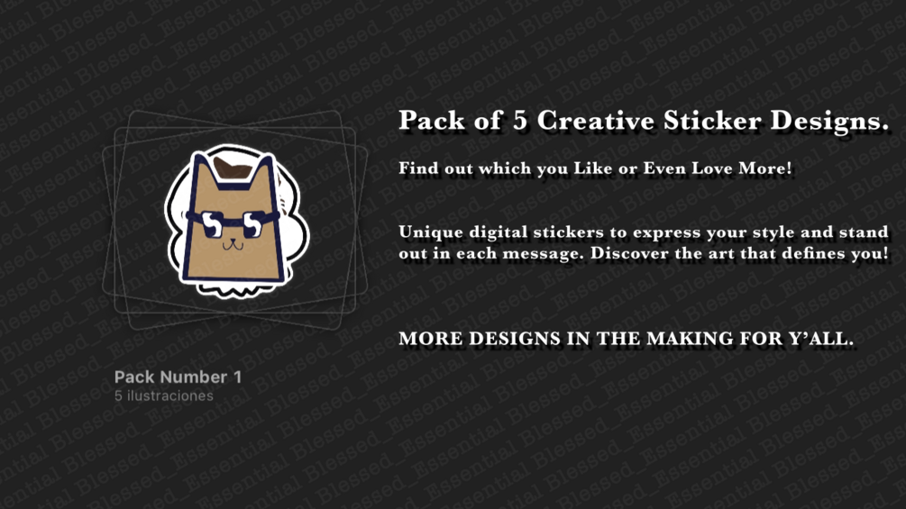 1# Pack for Stickers Designs (5)