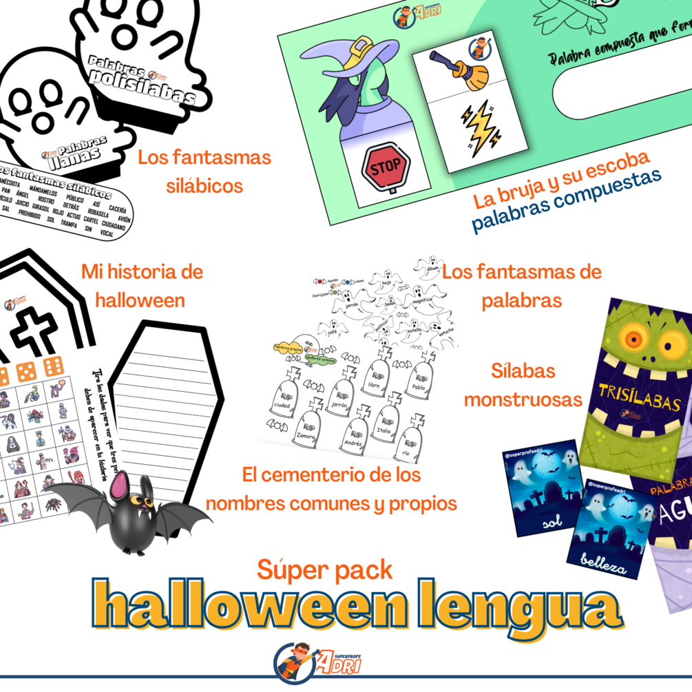 Súper pack de halloween: lengua