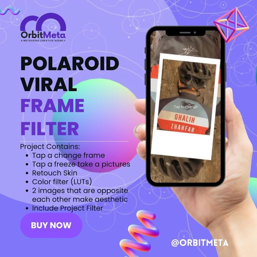 Polaroid Camera Filter in Spark AR | Instagram Filters | Augmented Reality