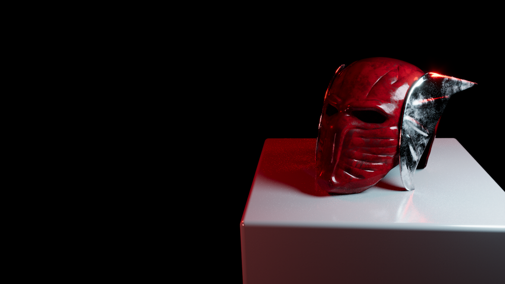 Red Death 3D Model HELMET
