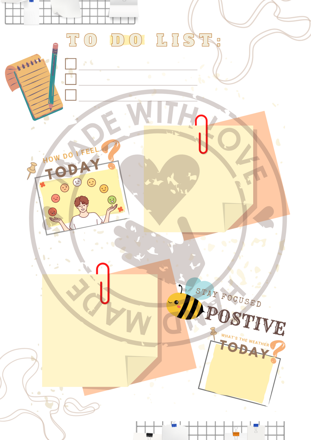 To Do List (Yellow)
