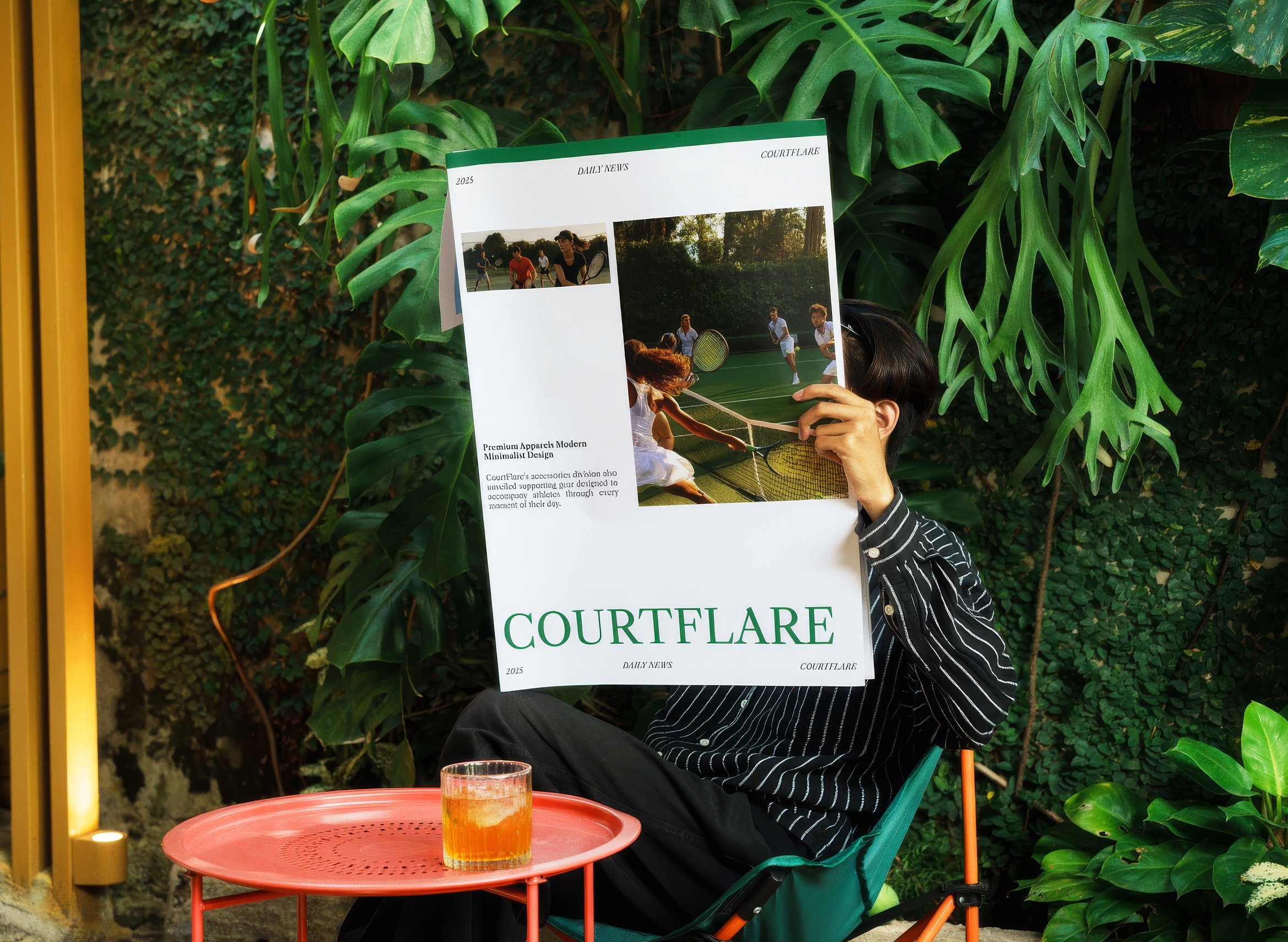 COURTFLARE - Gym, Tennis, Paddle, Sportswear Mockups