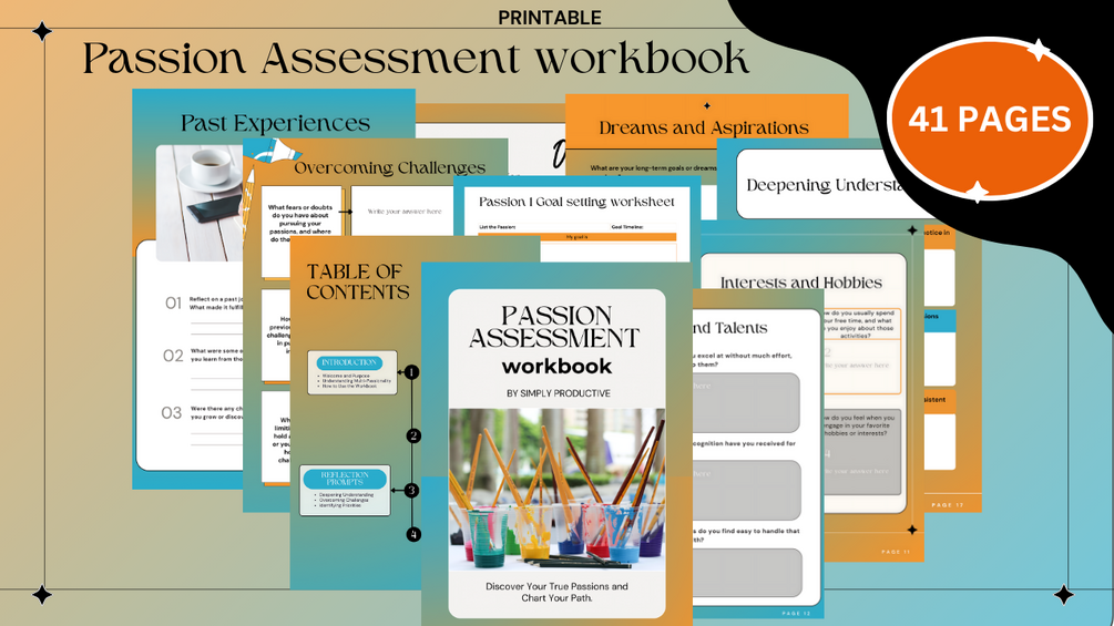 Passion Assessment Workbook