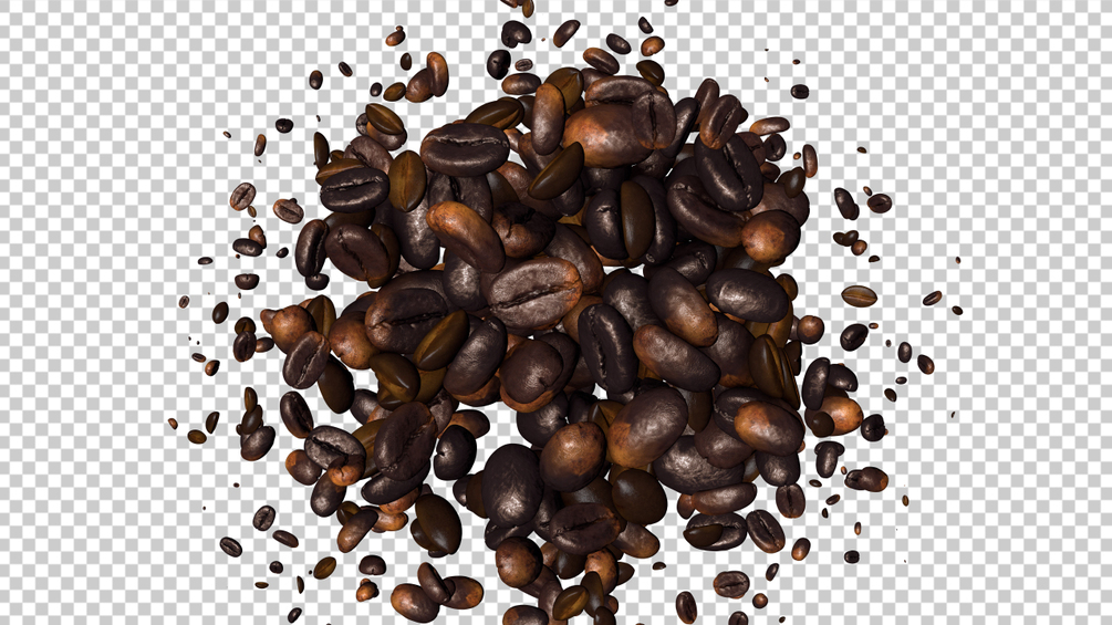 Coffee Bean Animated Transitions for Videos From sides to middle