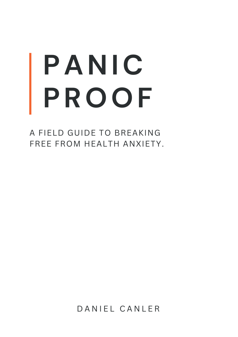 Panic Proof Book Preorder