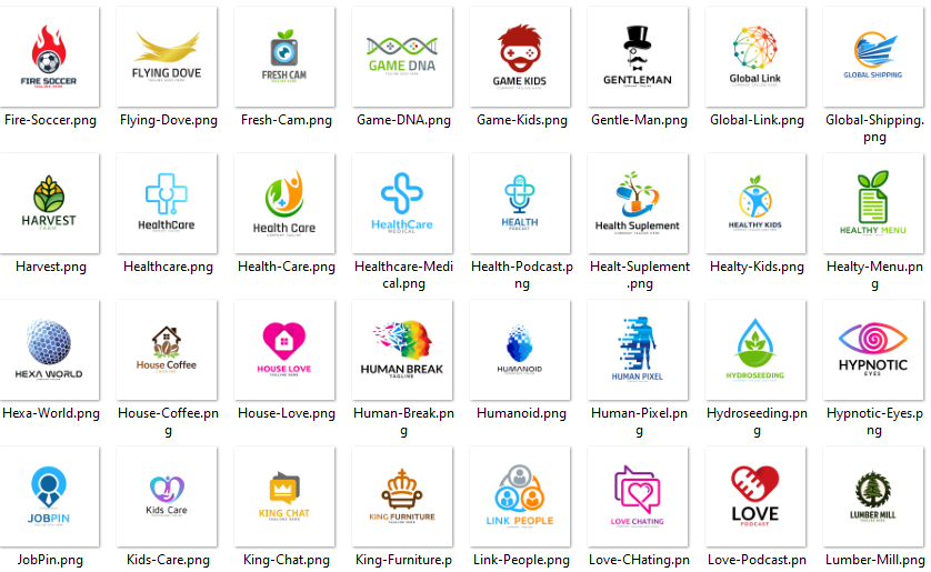 800+ Professional Logos Bundle Downloadable Files