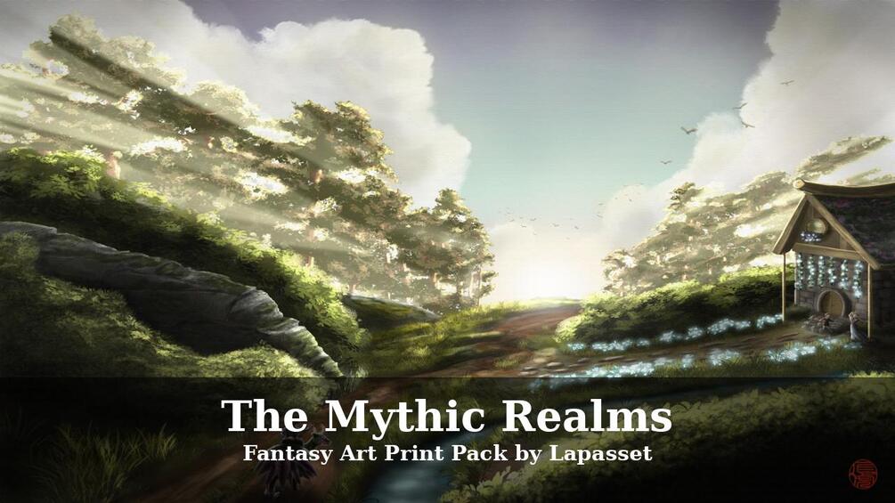 The Mythic Realms – Fantasy Art Print Pack