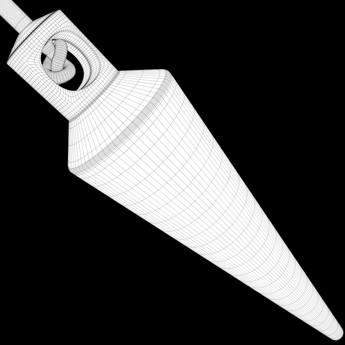 3D MODEL - Plumb bob