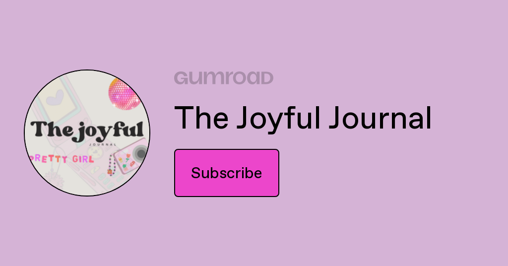 The Joyful Journal