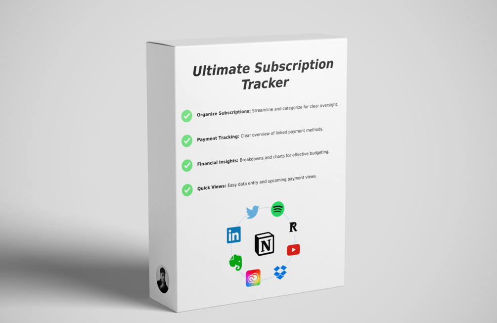 Ultimate Notion Subscription Tracker
