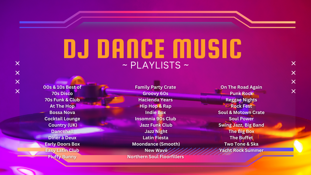 40+ Event DJ Playlists