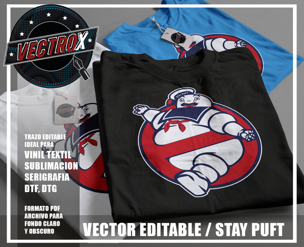 Vector Editable - Stay Puft
