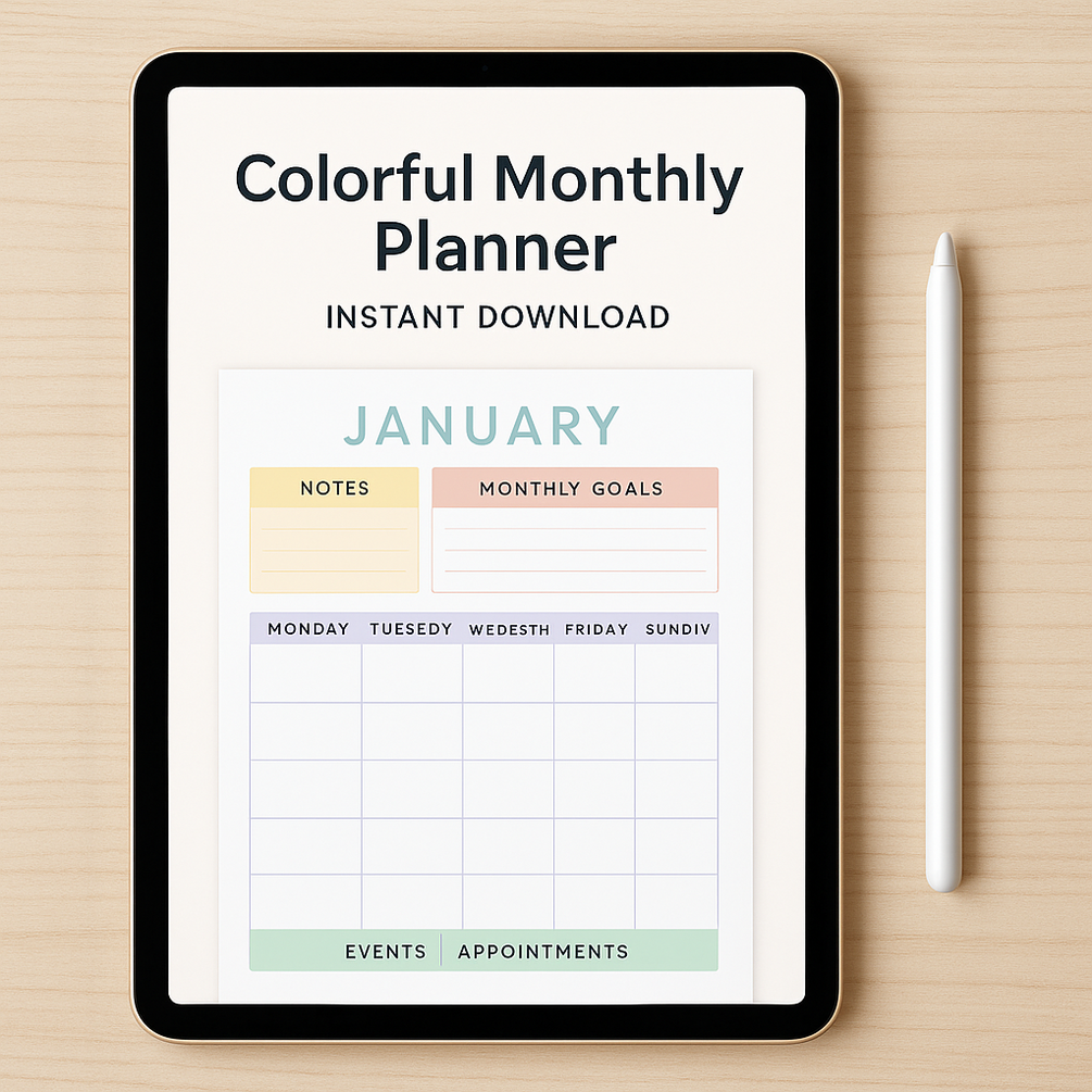 monthly planner