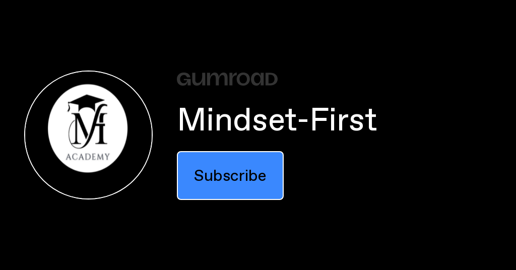 Mindset-First