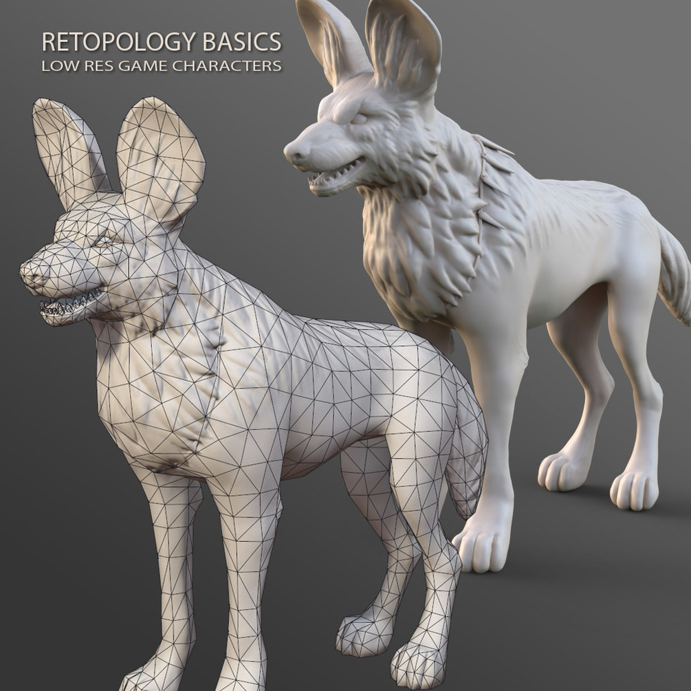 Retopology Basics: Low Res Game Characters