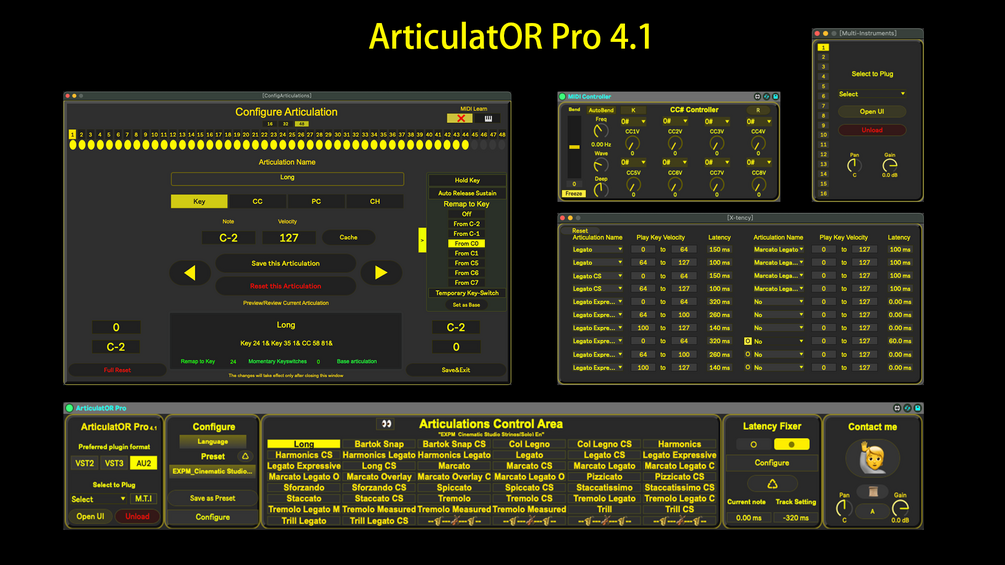 ArticulatOR Pro 4.2 -- A Ultimate Articulation Control Toolset M4L Device
