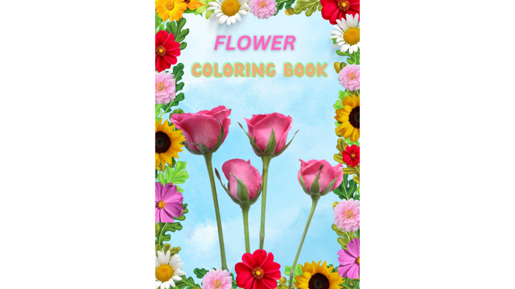 FLOWER COLORING BOOK