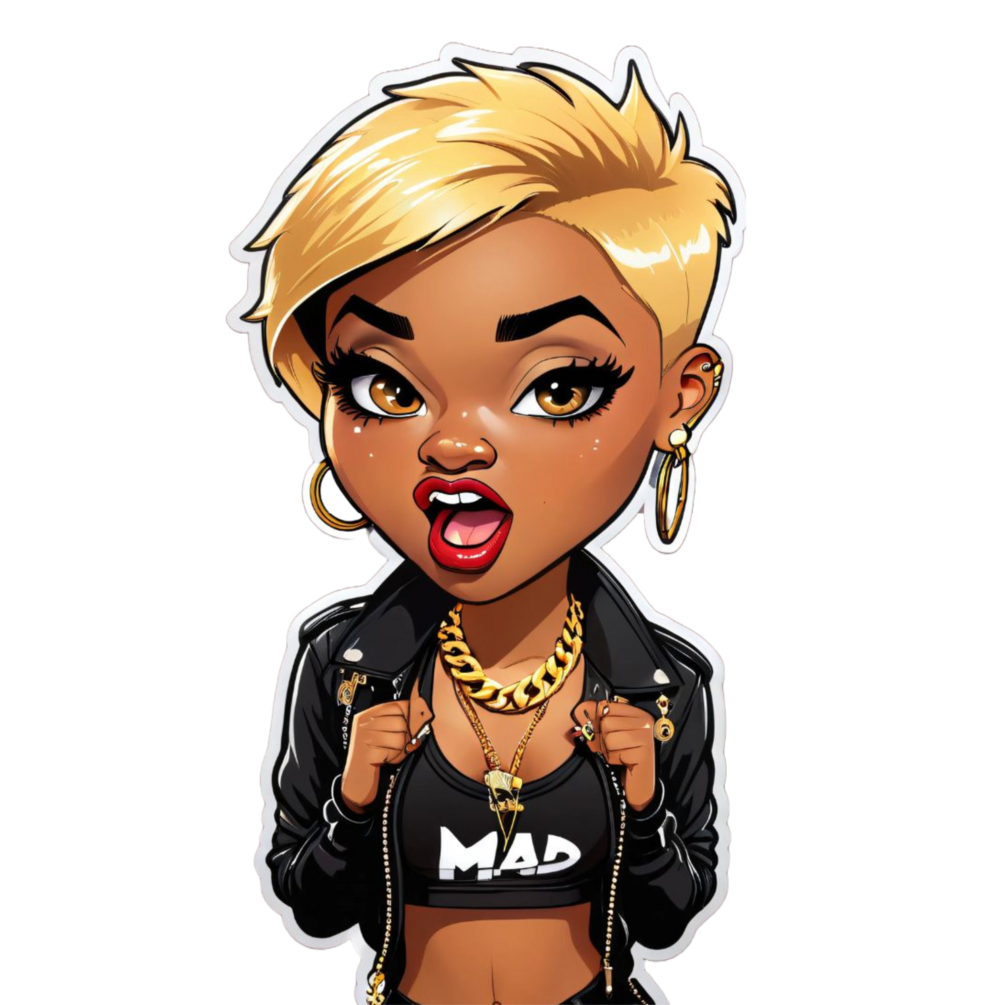 RAP GIRL STICKER PACK 1