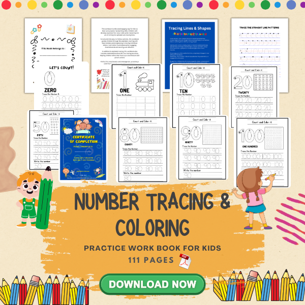 Letter Tracing Practice Workbook for Kids