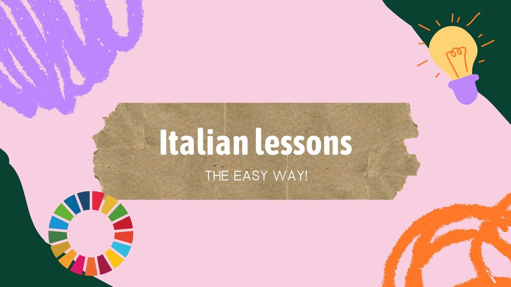 Italian lessons: the easy way!