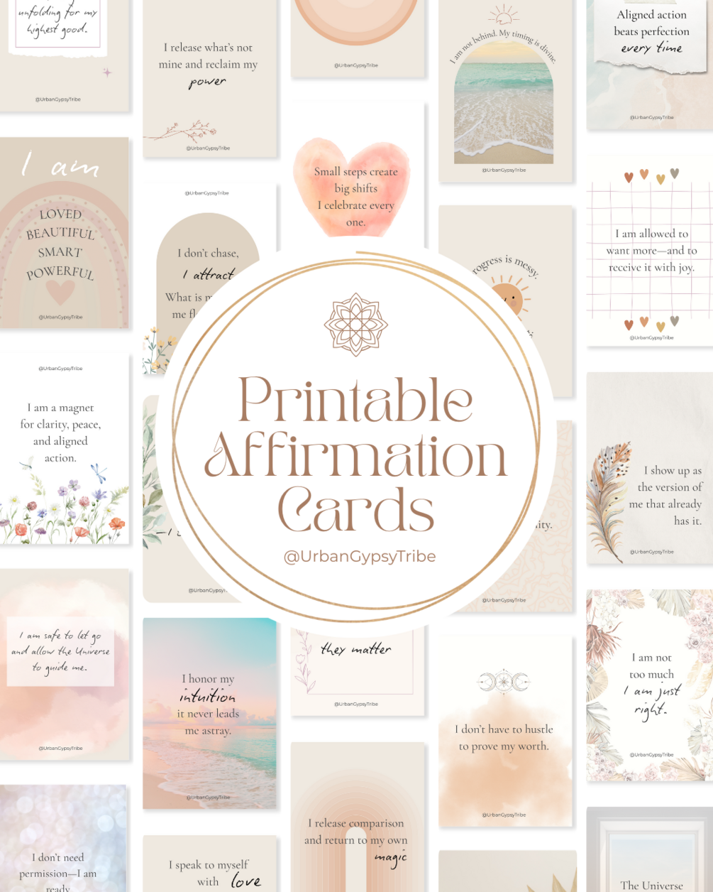 31 Days of Printable Affirmation Cards