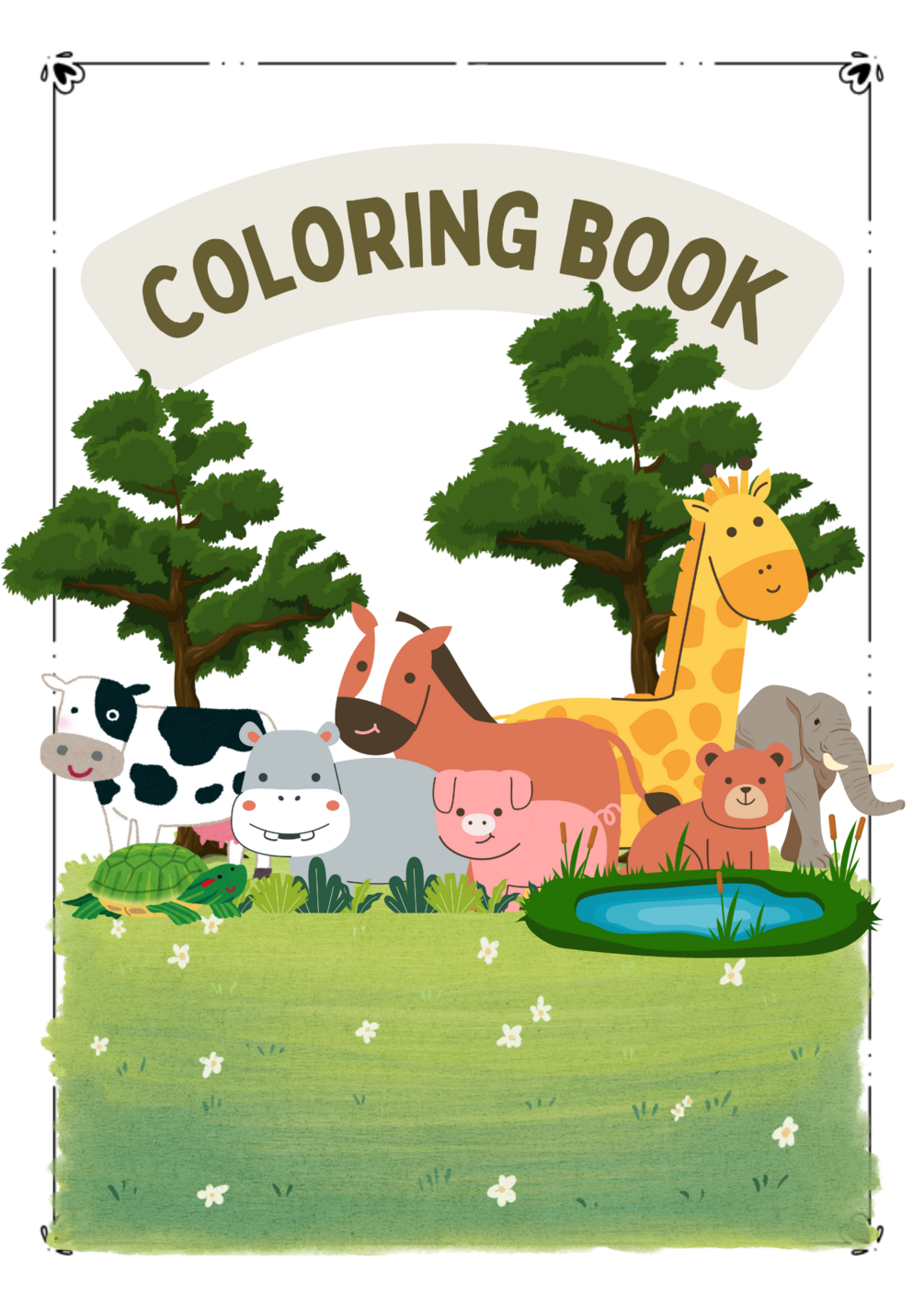 Wild Adventures: Animal Edition Coloring Book | Printable