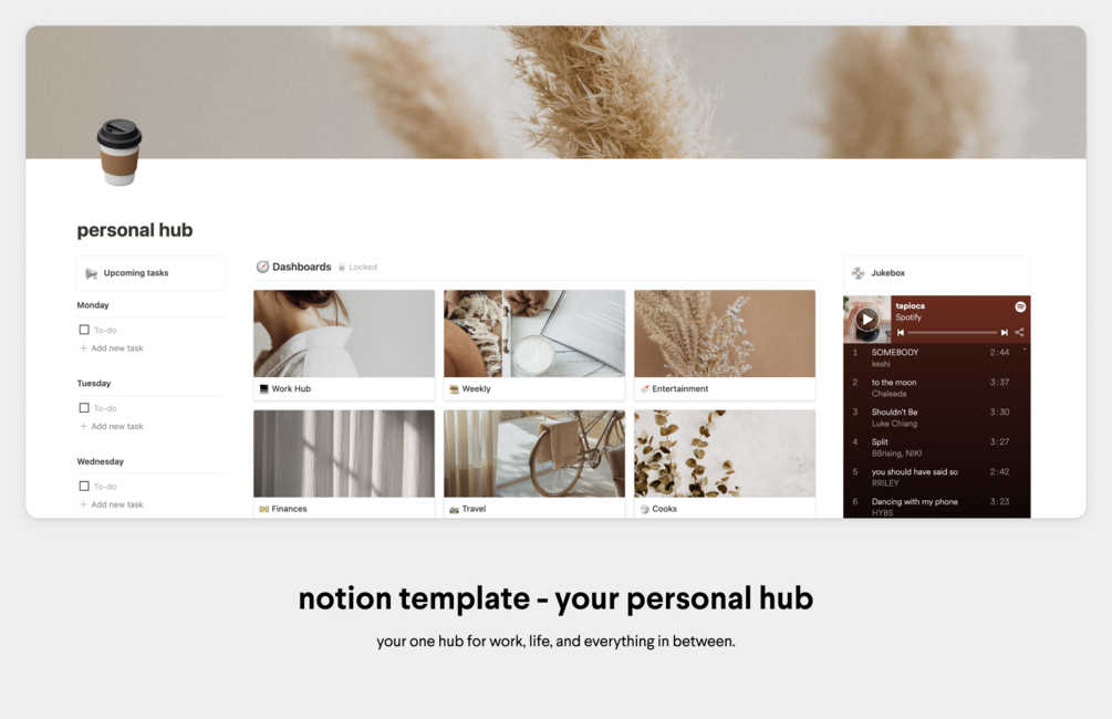 Notion - your (ultimate) personal hub