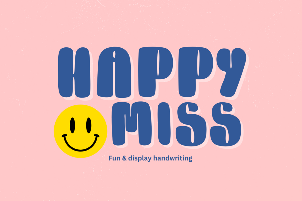 Happy miss font