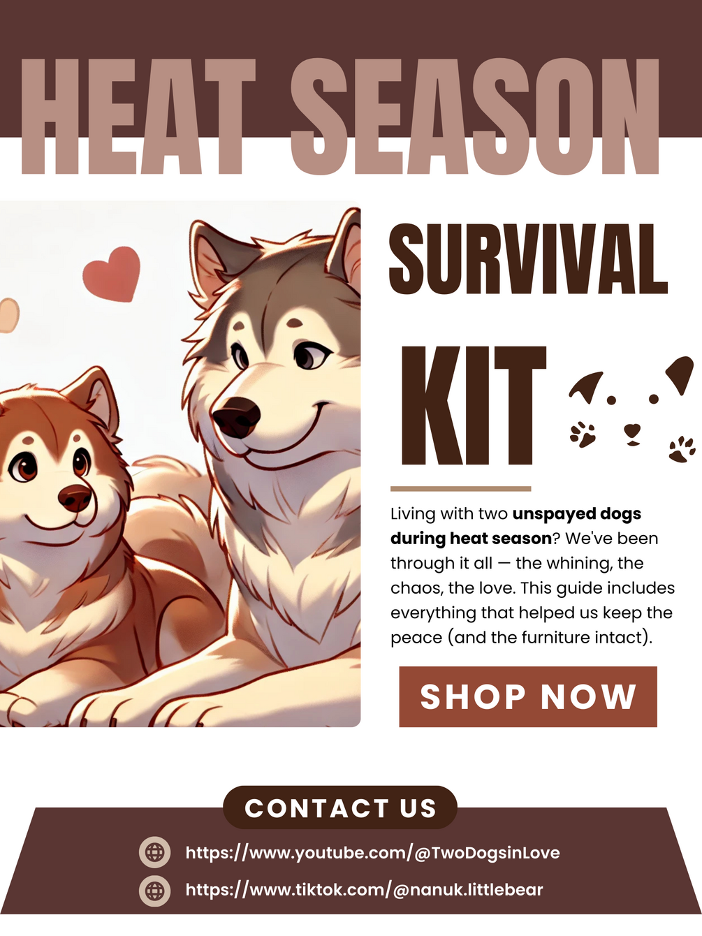 Heat Season Survival Kit – Real Advice from Two Dogs in Love