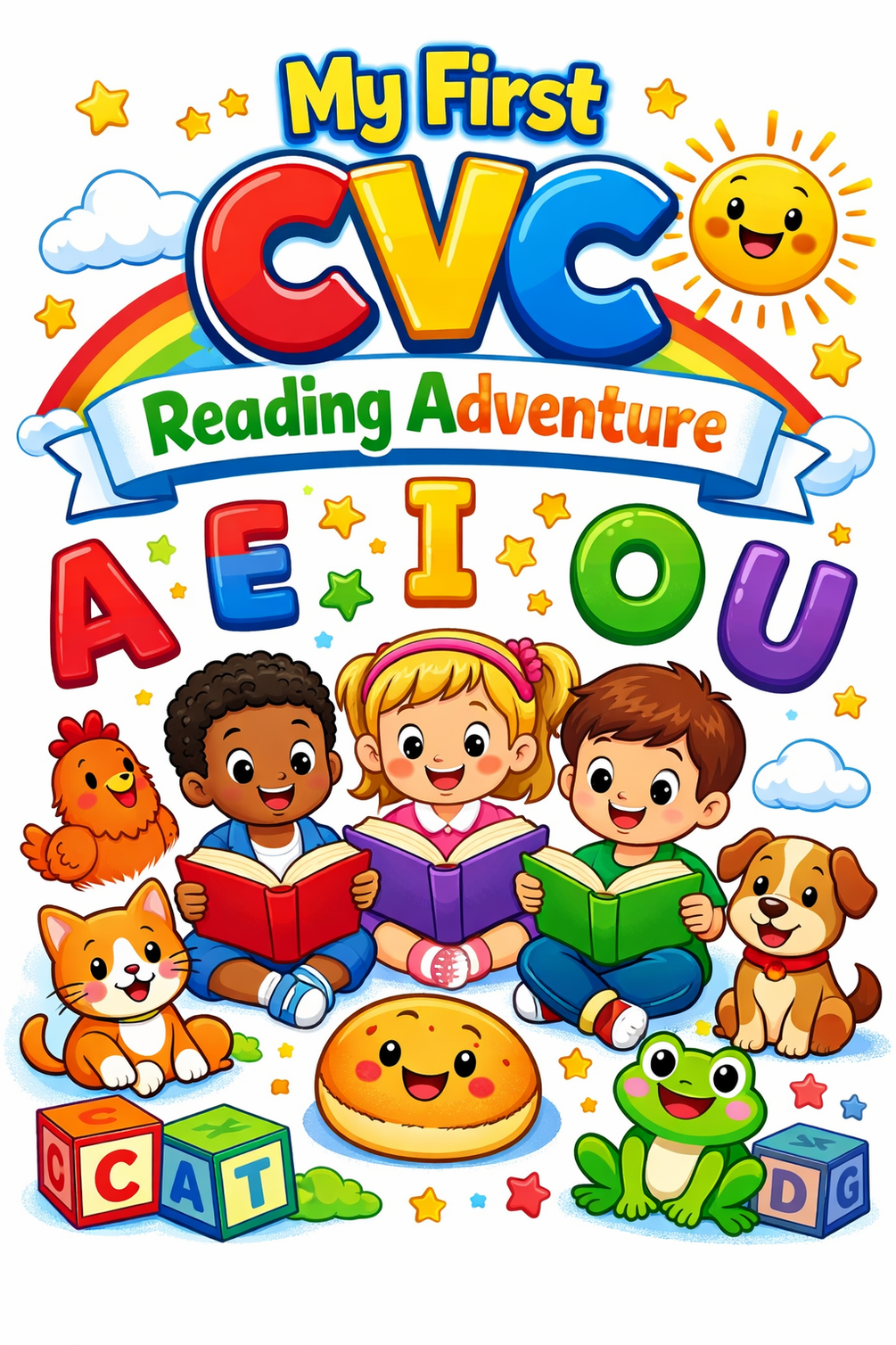 My First CVC Reading Adventure Fun Phonics Activities for Kids ...
