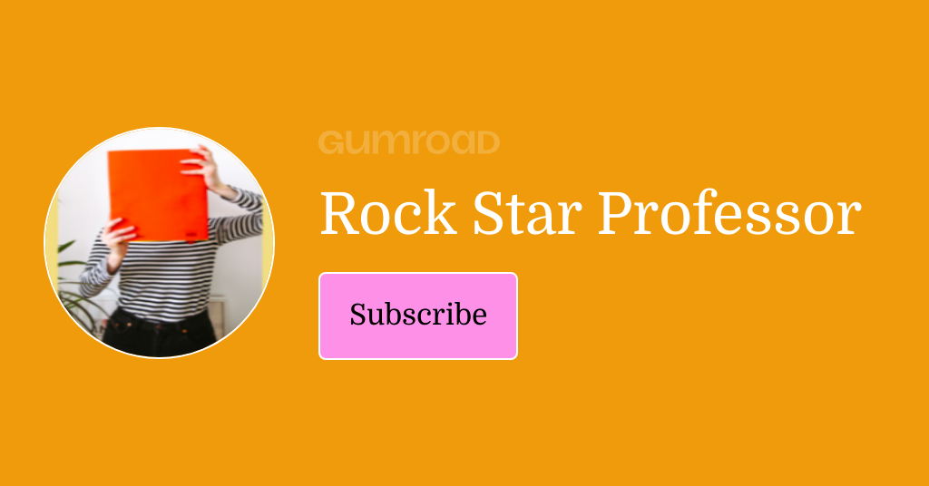 Rock Star Professor