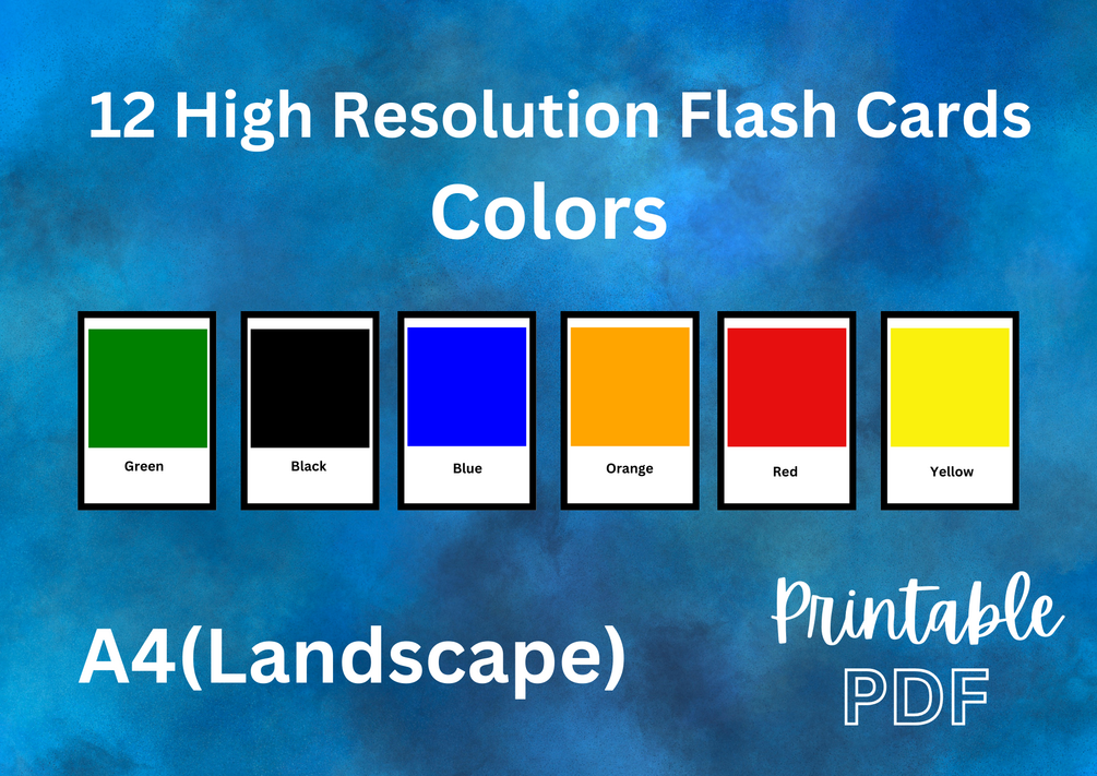 Colors - Flash Cards