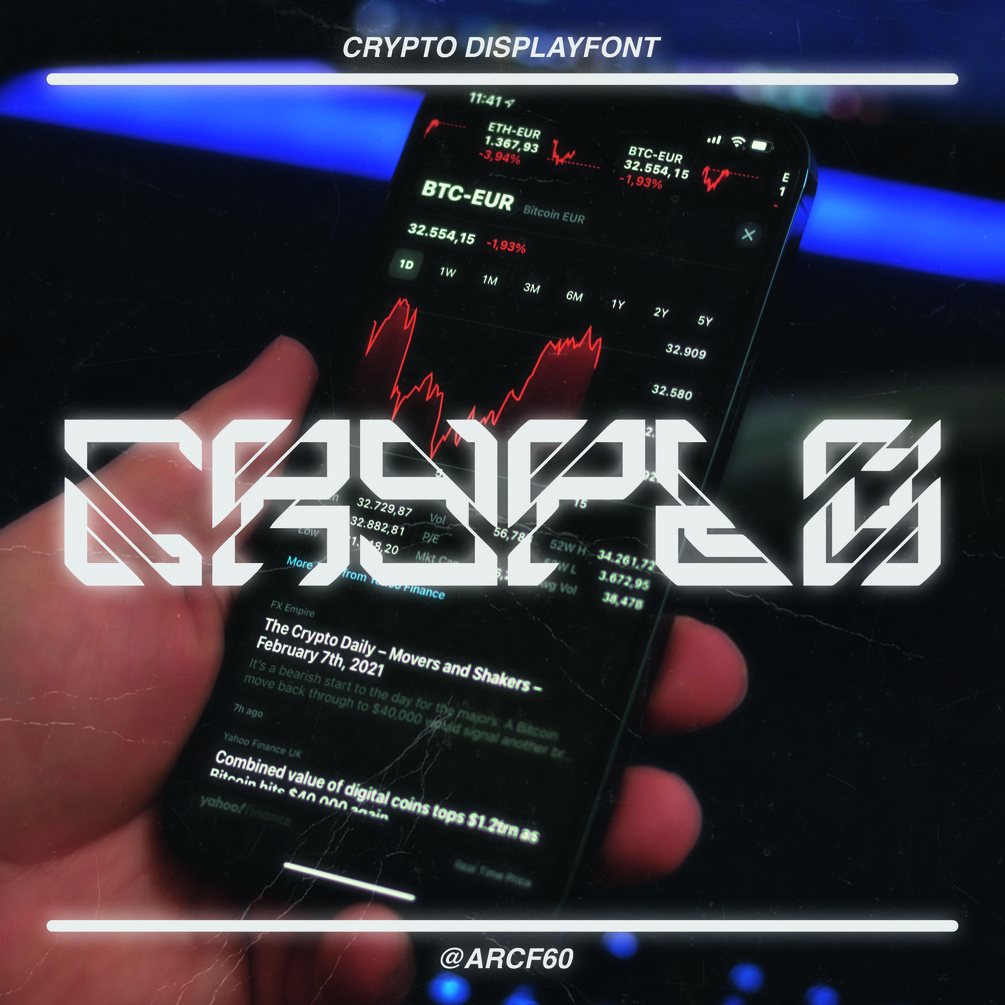 CRYPTO Display Font