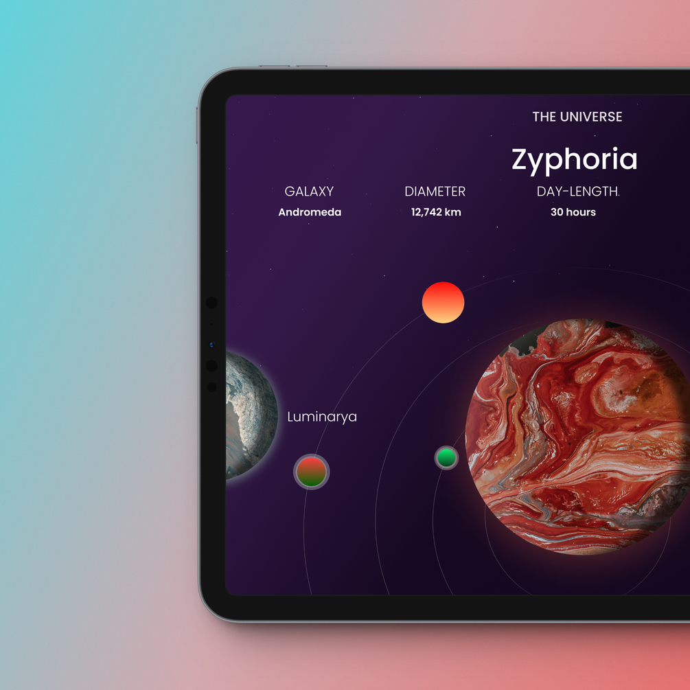 The universe figma design