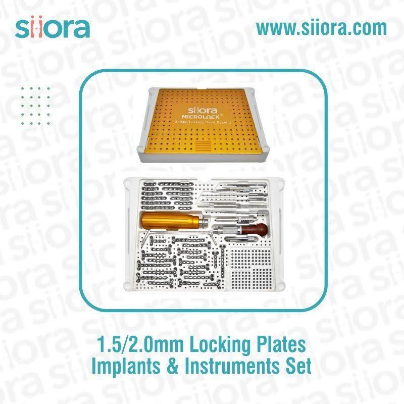 1.5 /2.0 MM Locking Plates Implants and instruments Set